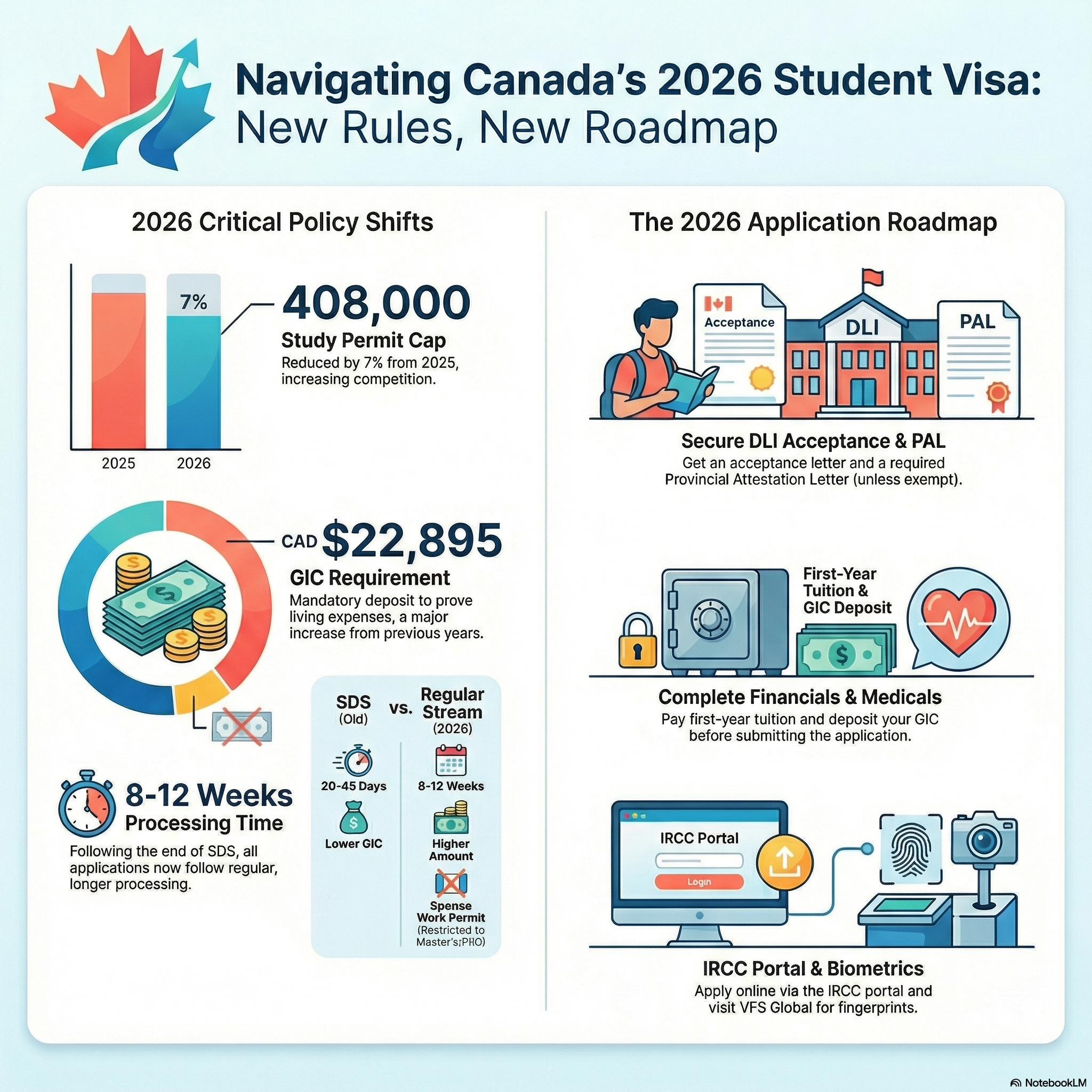 Canada Student Visa 2026 | Study Permit & PAL | EEC