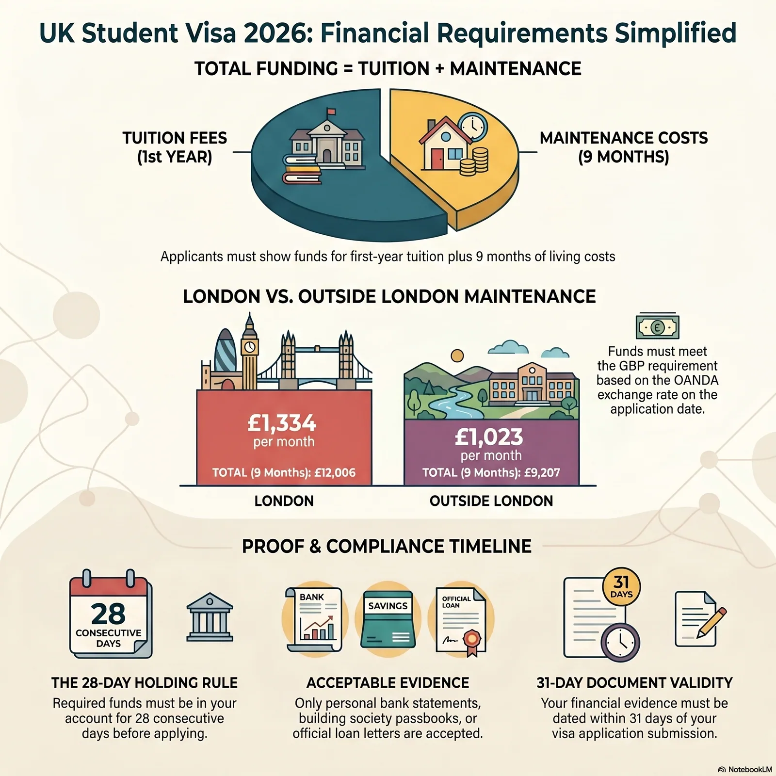 UK Student Visa Funds 2026 | UKVI | EEC | Enbee Education Center