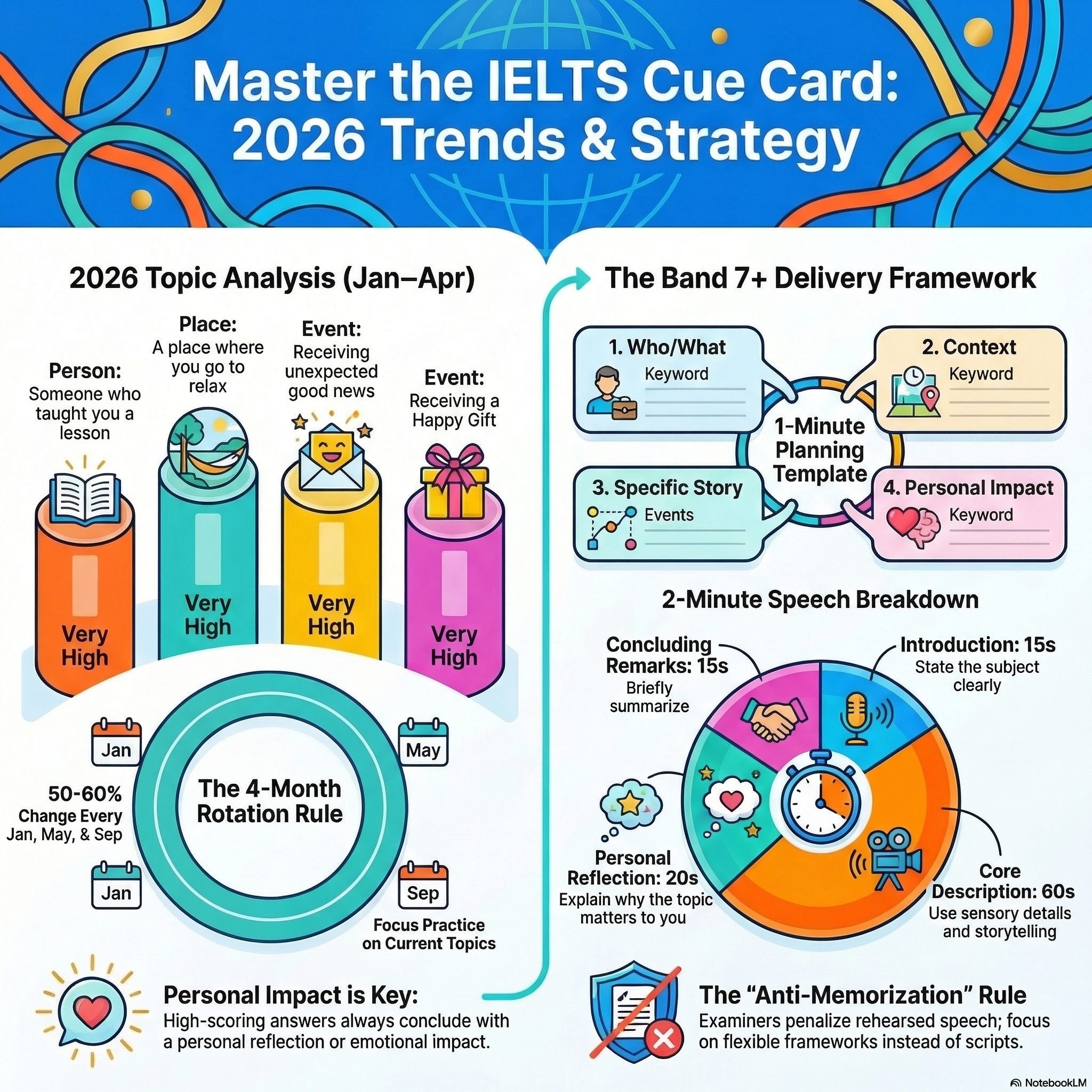 IELTS Cue Card Topics 2026 | Latest Topics | EEC | Enbee Education Center