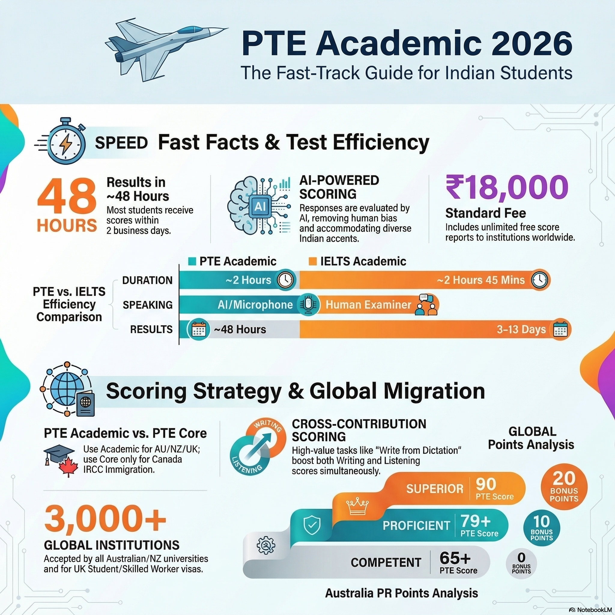 PTE Academic 2026 | Format Fee Score | EEC | Enbee Education Center