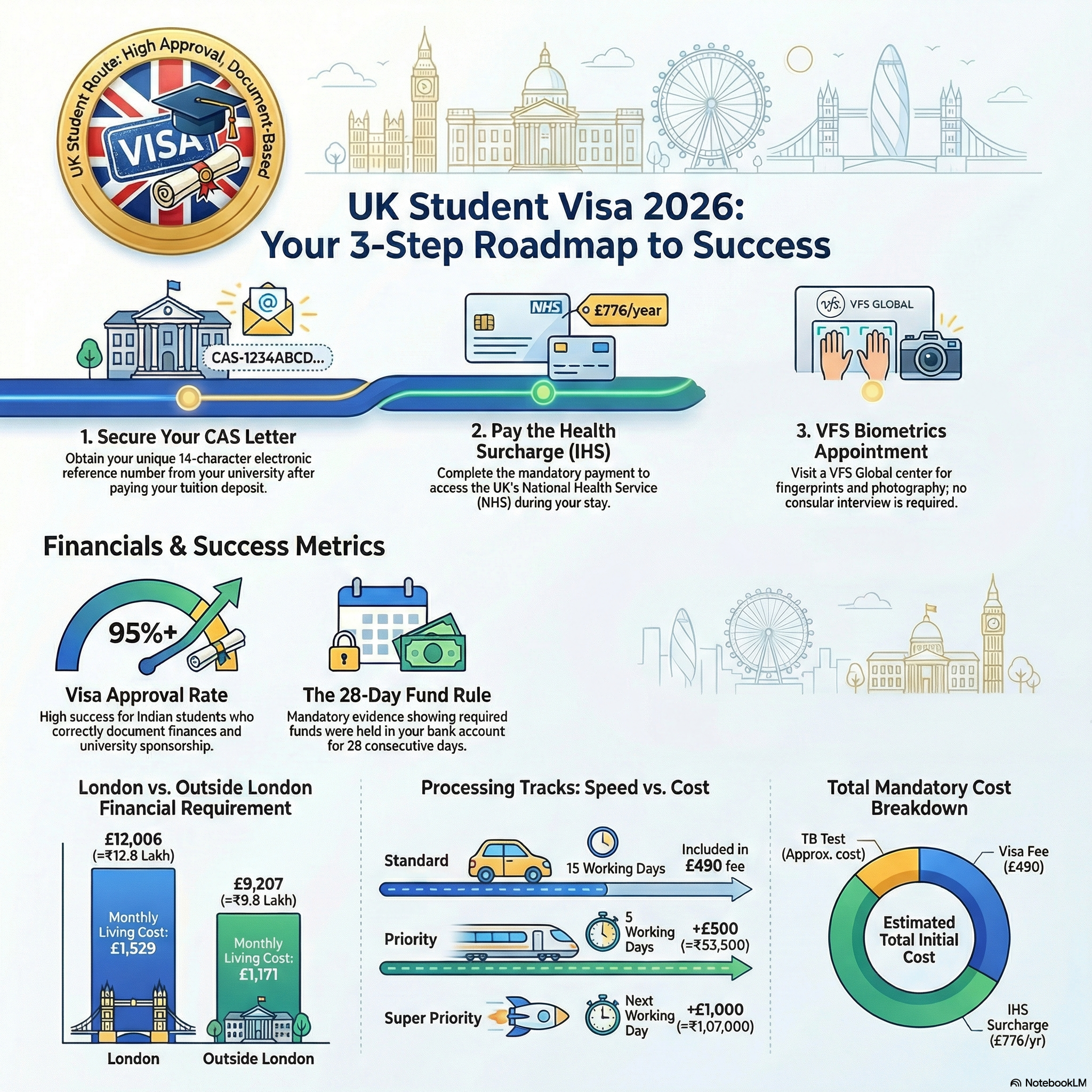 UK Student Visa 2026 | Student Route Process & CAS | EEC